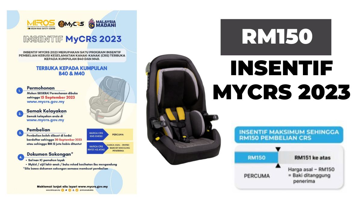 MyCRS 2023: Semak Permohonan Subsidi Pembelian Carseat Kanak-kanak