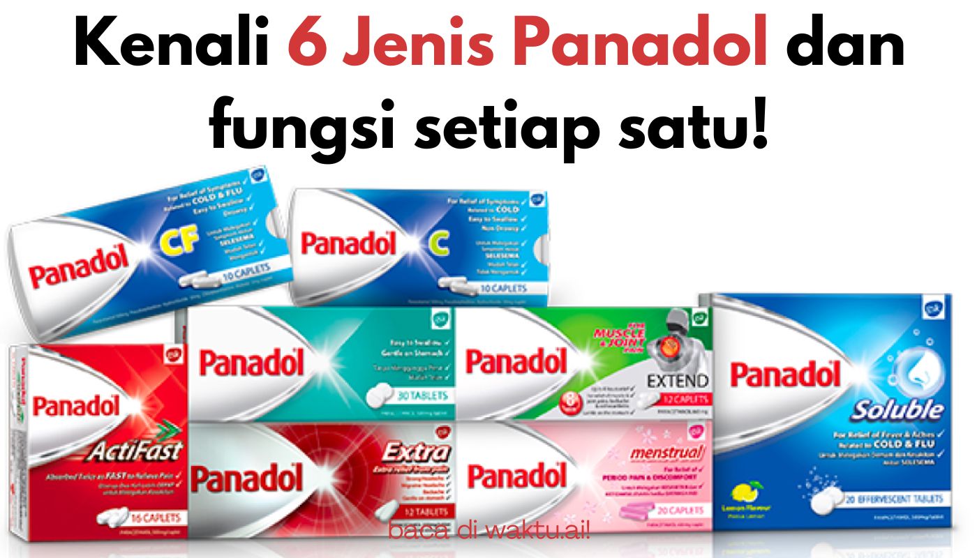 Asyik Keliru Panadol Mana Nak Makan? Ini 6 Jenis Panadol dan Fungsinya